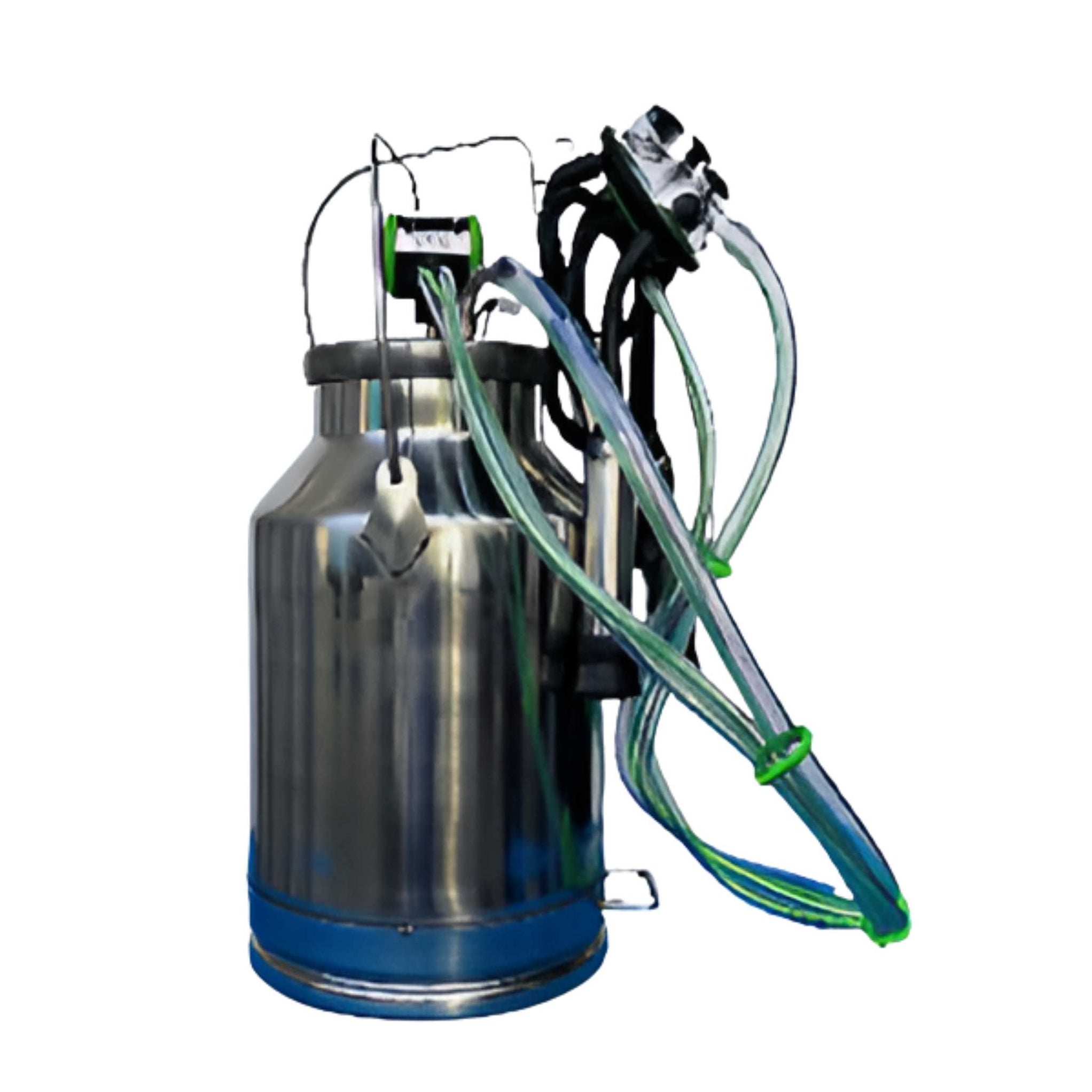 Cow Milking Machine with Krushi Power Motor & Stainless Steel Bucket C ...