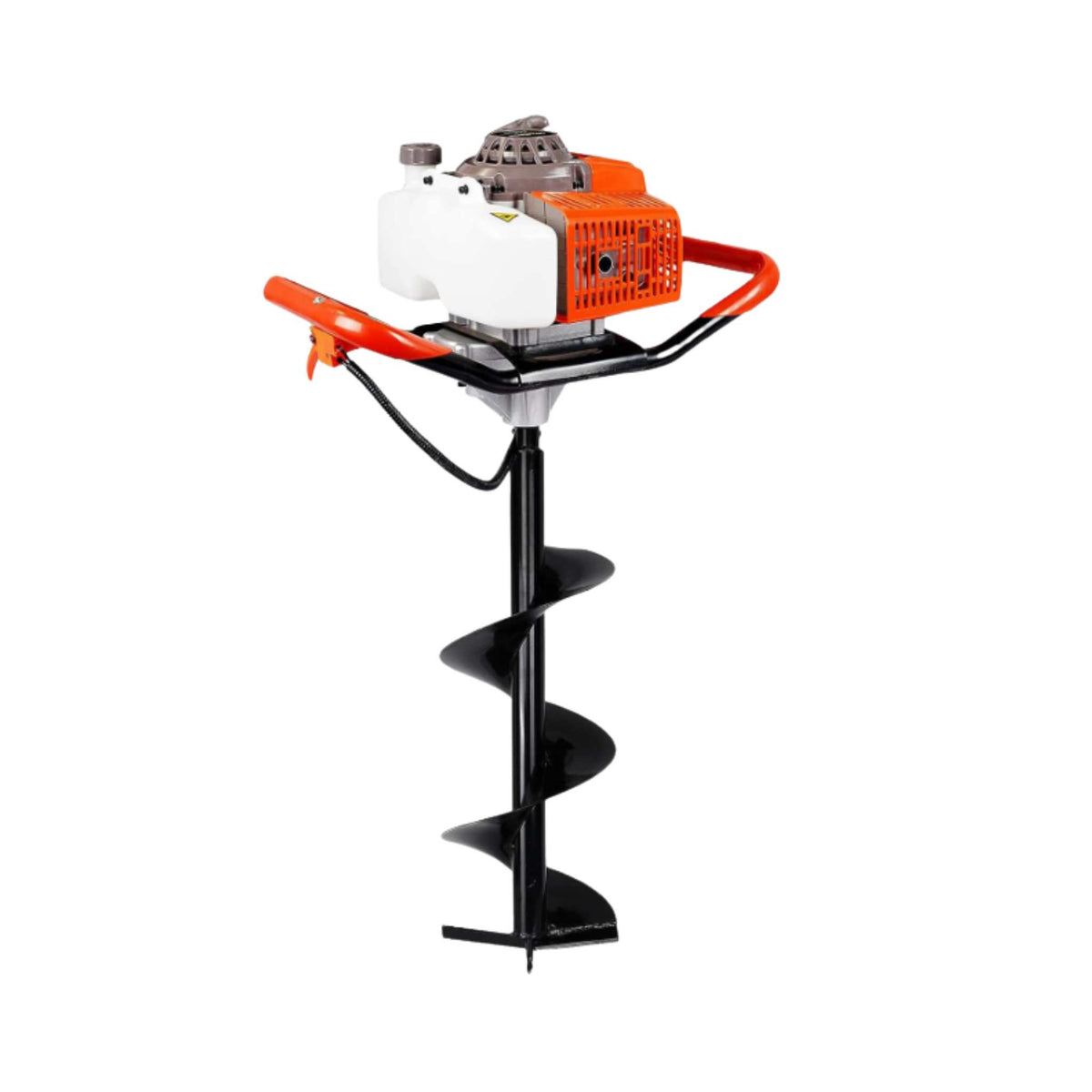 Heavy-Duty 63cc Petrol Earth Auger | 8-Inch Bit for Digging & Farming ...