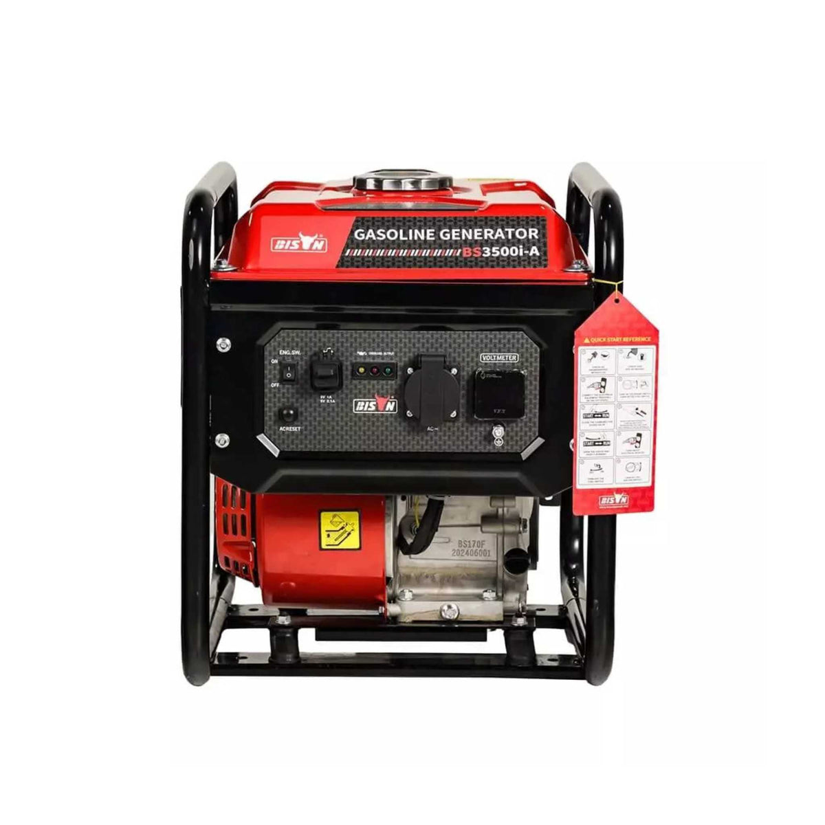 Portable Generator With 3.5 HP 105 CC Recoil Start Engine - Machine Point