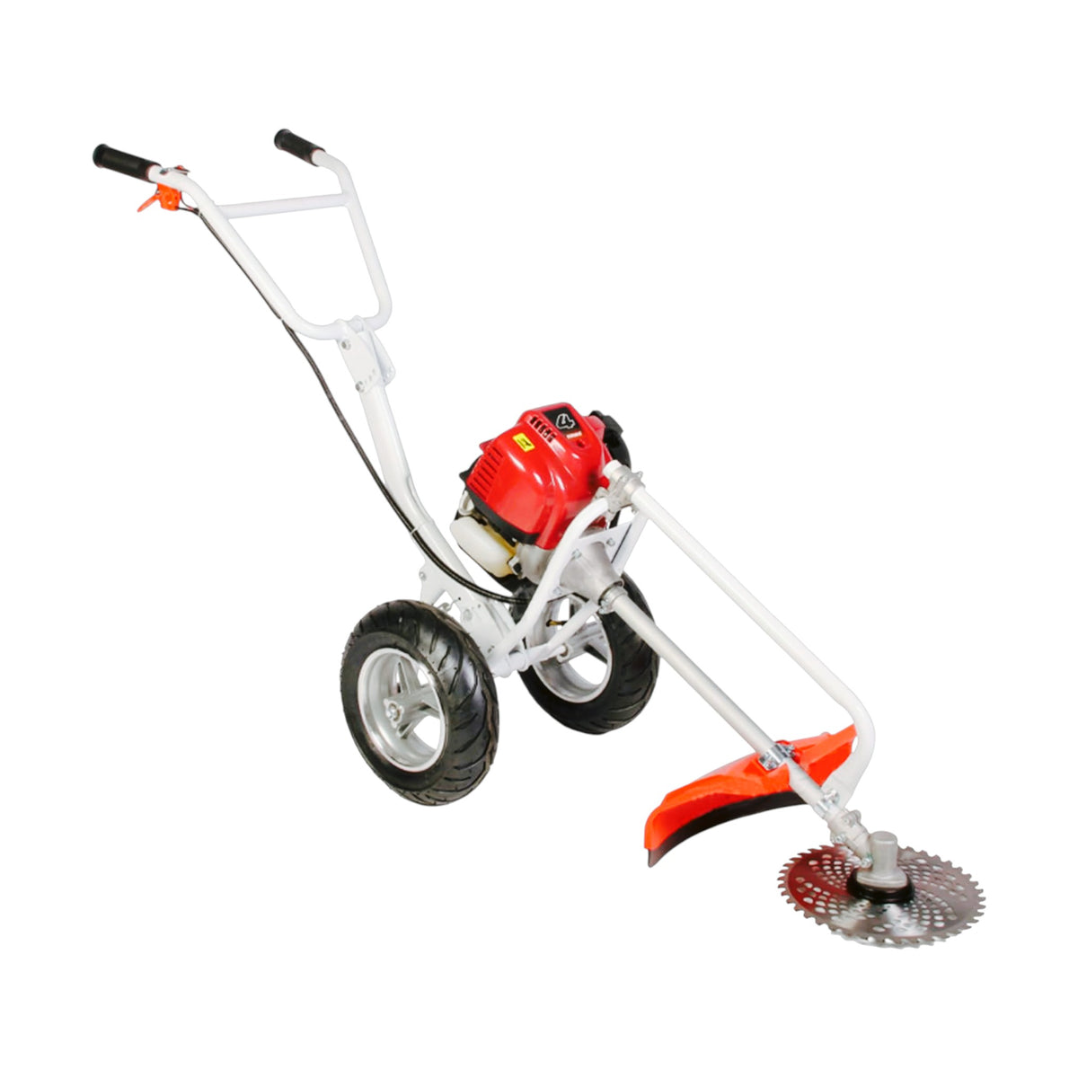 LEO CG-530 Wheeled Brush Cutter – 2.4 HP, 52cc 4-Stroke Petrol Engine ...