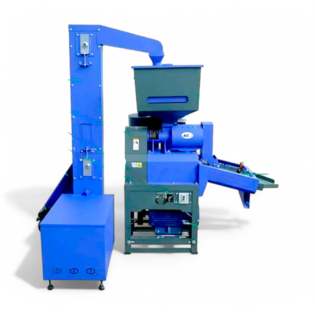 6N70 Pro Max Rice Mill With Destoner & Elevator & Grader With 10HP Mot ...