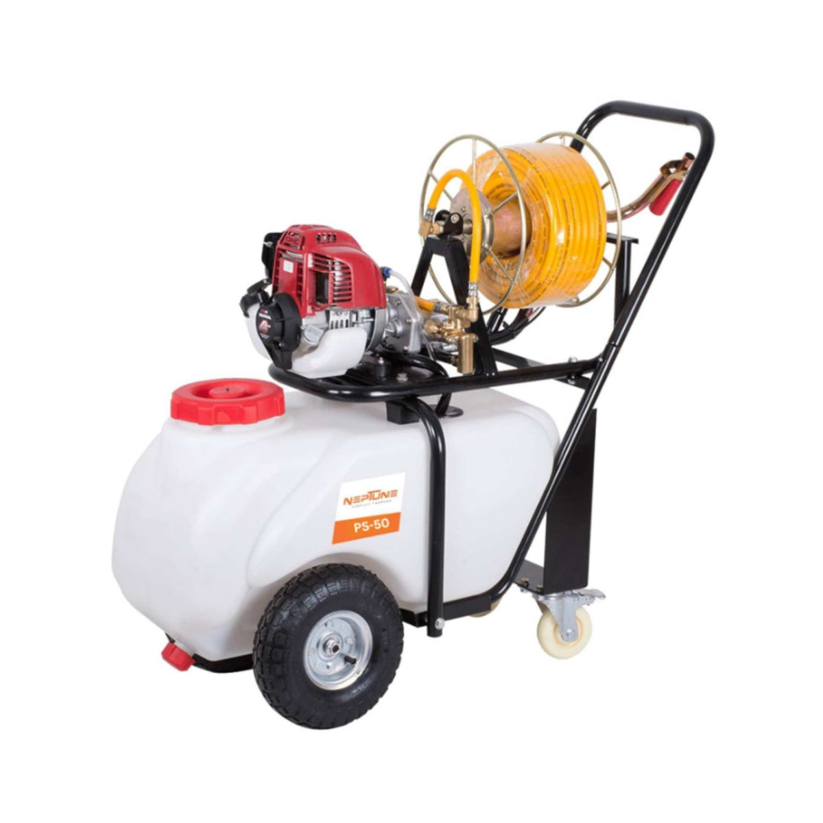 Portable Trolley Power Sprayer – 35CC 4-Stroke Engine, 1.5HP with 50L ...