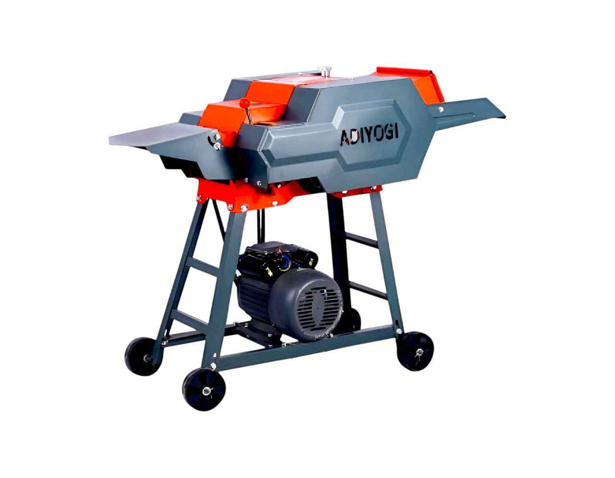 Heavy Duty Agricultural 3HP Chaff Cutter Machine With Gear — Machine Point