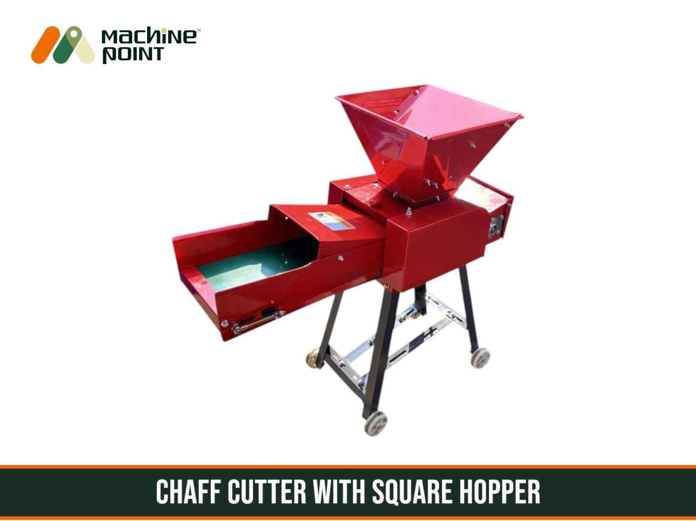 Chaff Cutter with Square Hopper With 3HP Motor — Machine Point