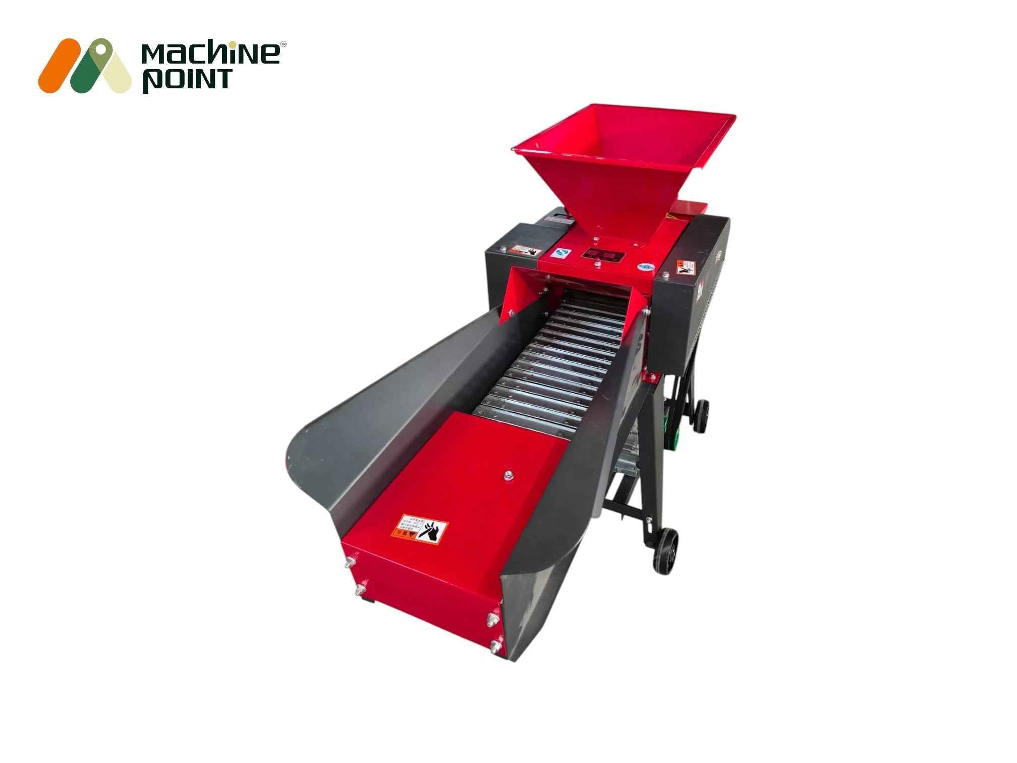 Chain-Type Chaff Cutter with SS Roller Conveyor Without Motor — Machine ...