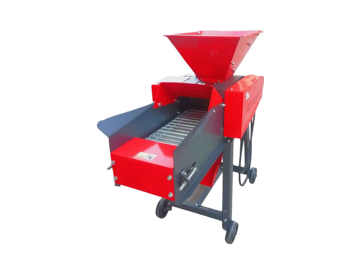 Chain-Type Chaff Cutter with SS Roller Conveyor Without Motor — Machine ...