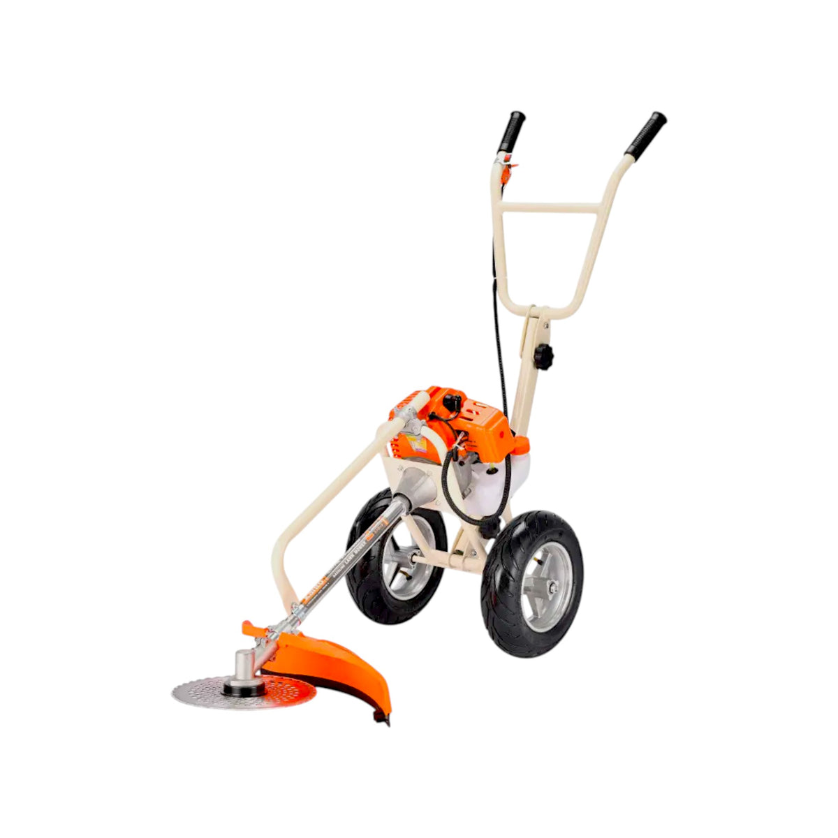 Trolley Type Brush Cutter With 4 Stroke GX35 Engine - Machine Point